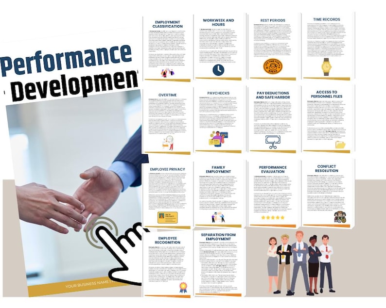 Buy UK Employee Handbook Template 2026 | HR Policy Manual | Editable ...