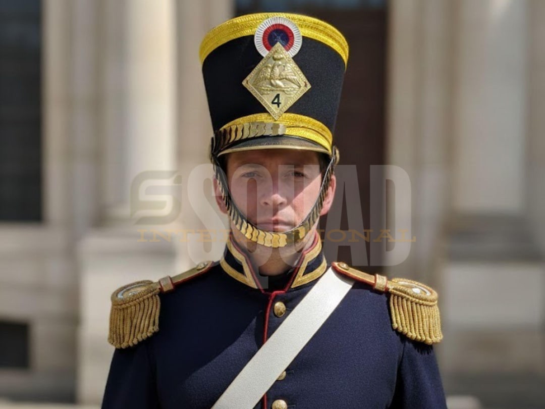 Napoleonic French Infantry Shako Hat 4th Regiment Replica Military ...