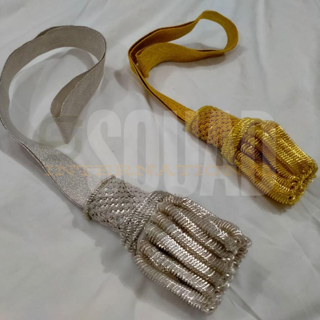 Gold and Silver Sword Knot, Decorative, Functional Accessory for a ...