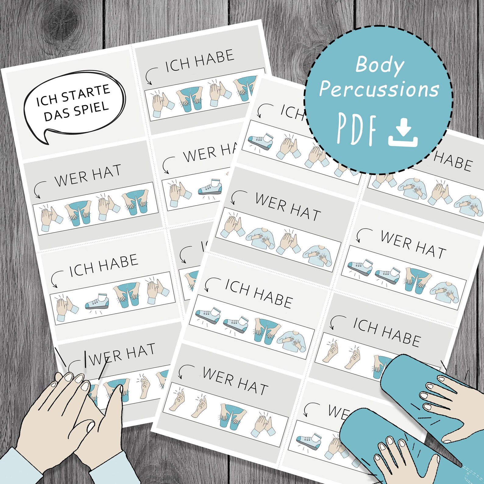 Body Percussion Game for Elementary School Music Lessons | I Have – Who ...