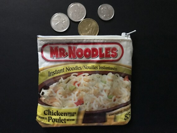 Ramen Noodle Upcycled Mr Noodles Wrapper Handmade Into A | Etsy