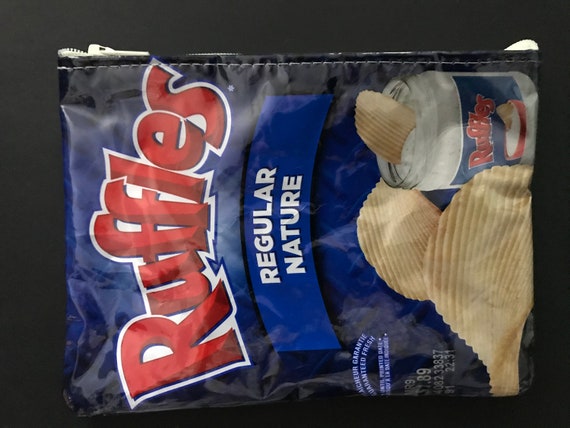 Upcycled Chip Bag Handmade From A Ruffles Chip Bag Into A | Etsy