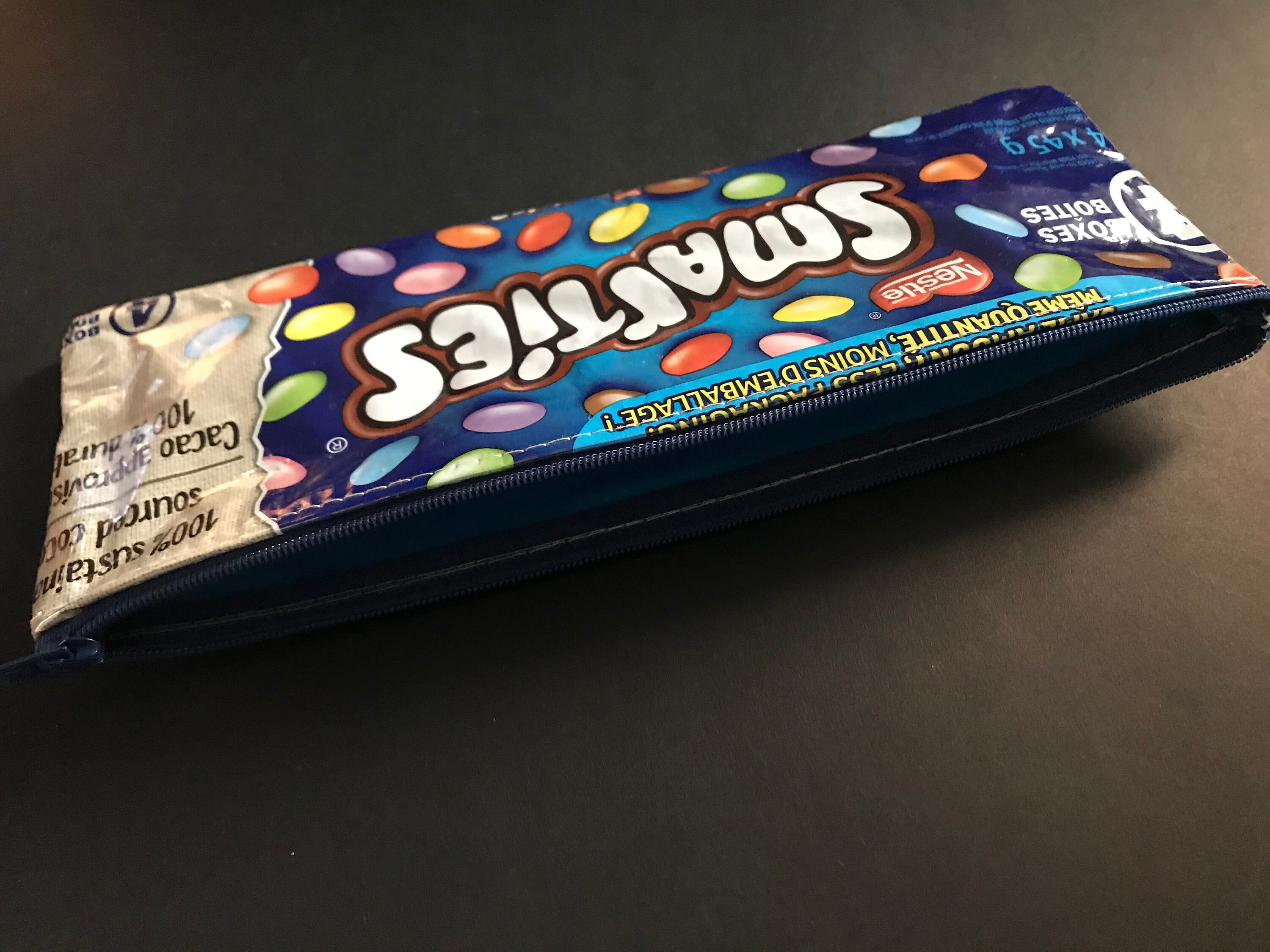 Smarties Pencil Case Upcycled Wrapper Pouch Made From A | Etsy