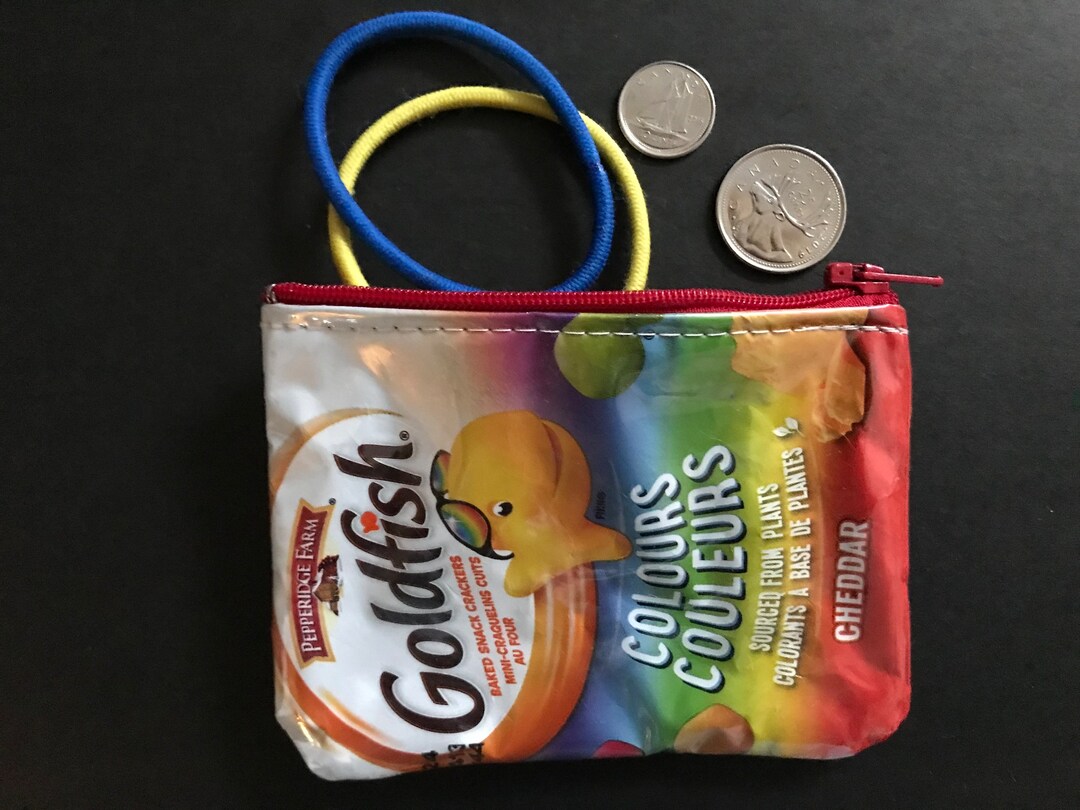 Rainbow Change Purse Made From A Recycled Rainbow Goldfish Wrapper Golf ...