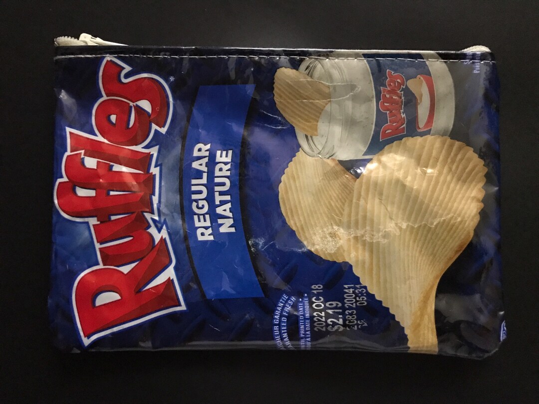 Upcycled Chip Bag Handmade From A Ruffles Chip Bag Into A - Etsy