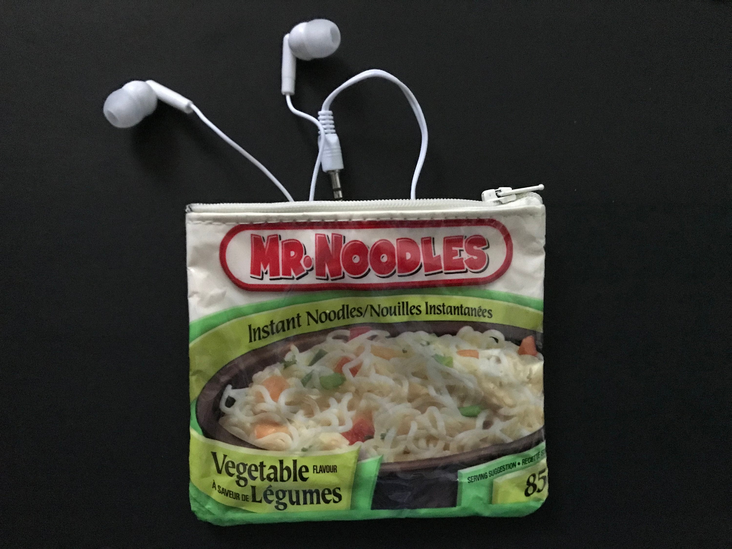 Ramen Noodle Upcycled Mr Noodles Wrapper Handmade Into A - Etsy Canada
