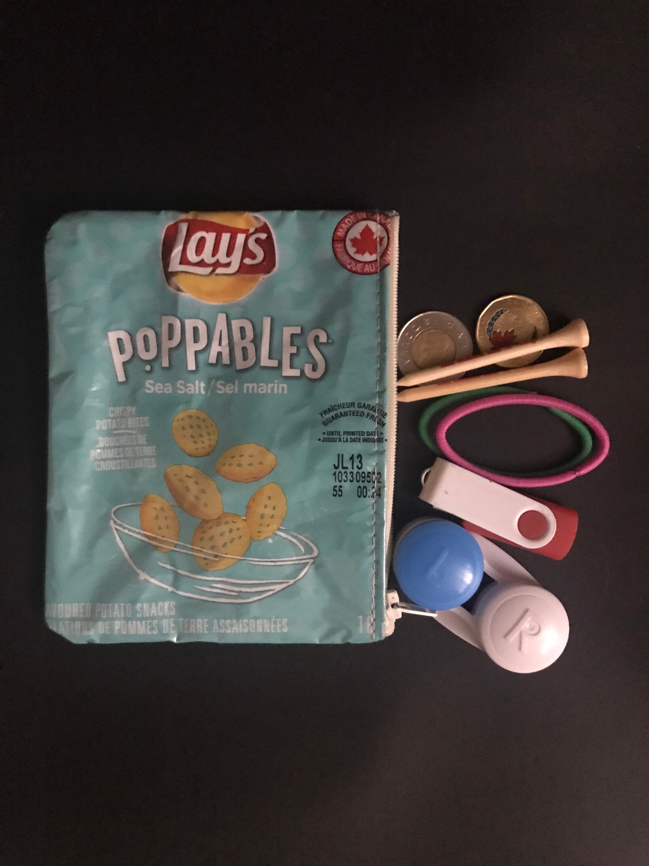 Upcycled Chip Bag Wallet Handmade From A Lays Poppables Bag - Etsy