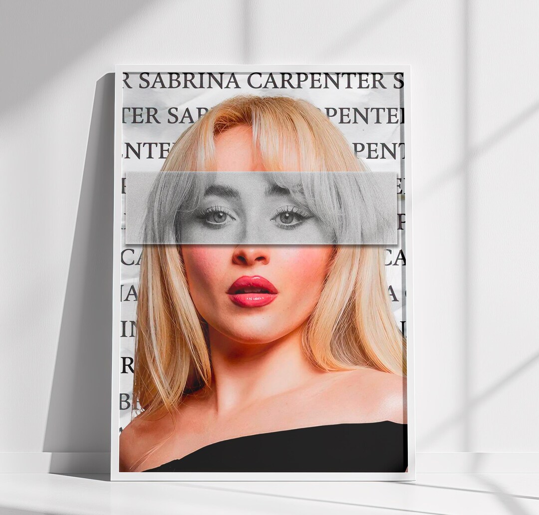 Sabrina Carpenter Printable Poster / Digital Poster – Instant Download ...