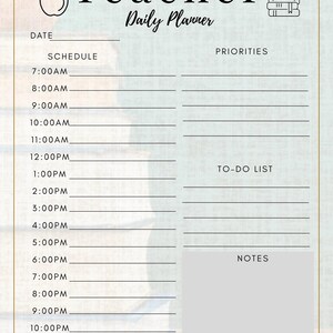 Teacher Daily Planner - Etsy