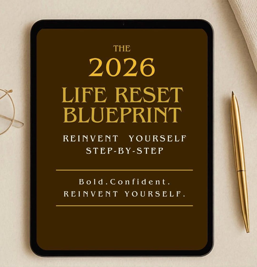 2026 Transformation Workbook. Life Reset Guide - Etsy