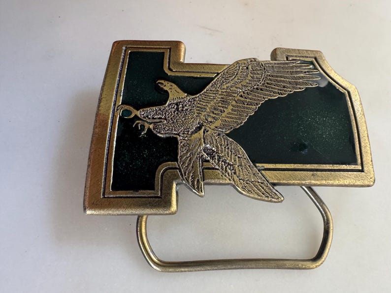 Vintage 1975 Harley Davidson Number 1 Eagle Belt Buckle NOS Great ...