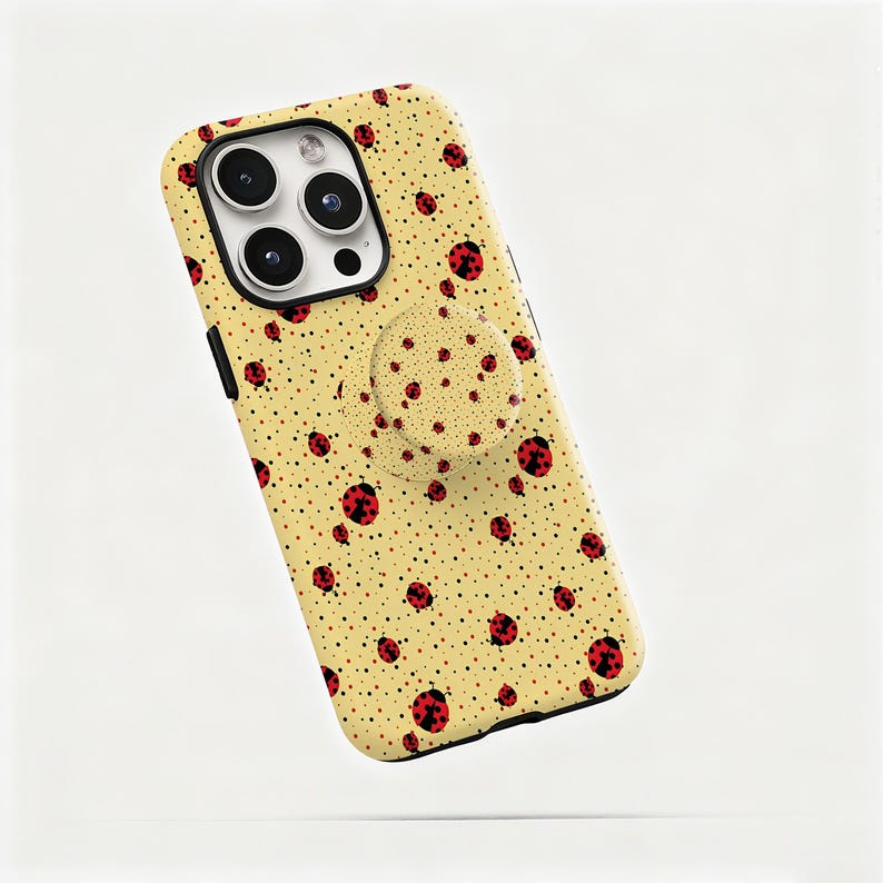Ladybird Phone Case Cute Ladybug Beetle Pattern Compatible With iPhone ...