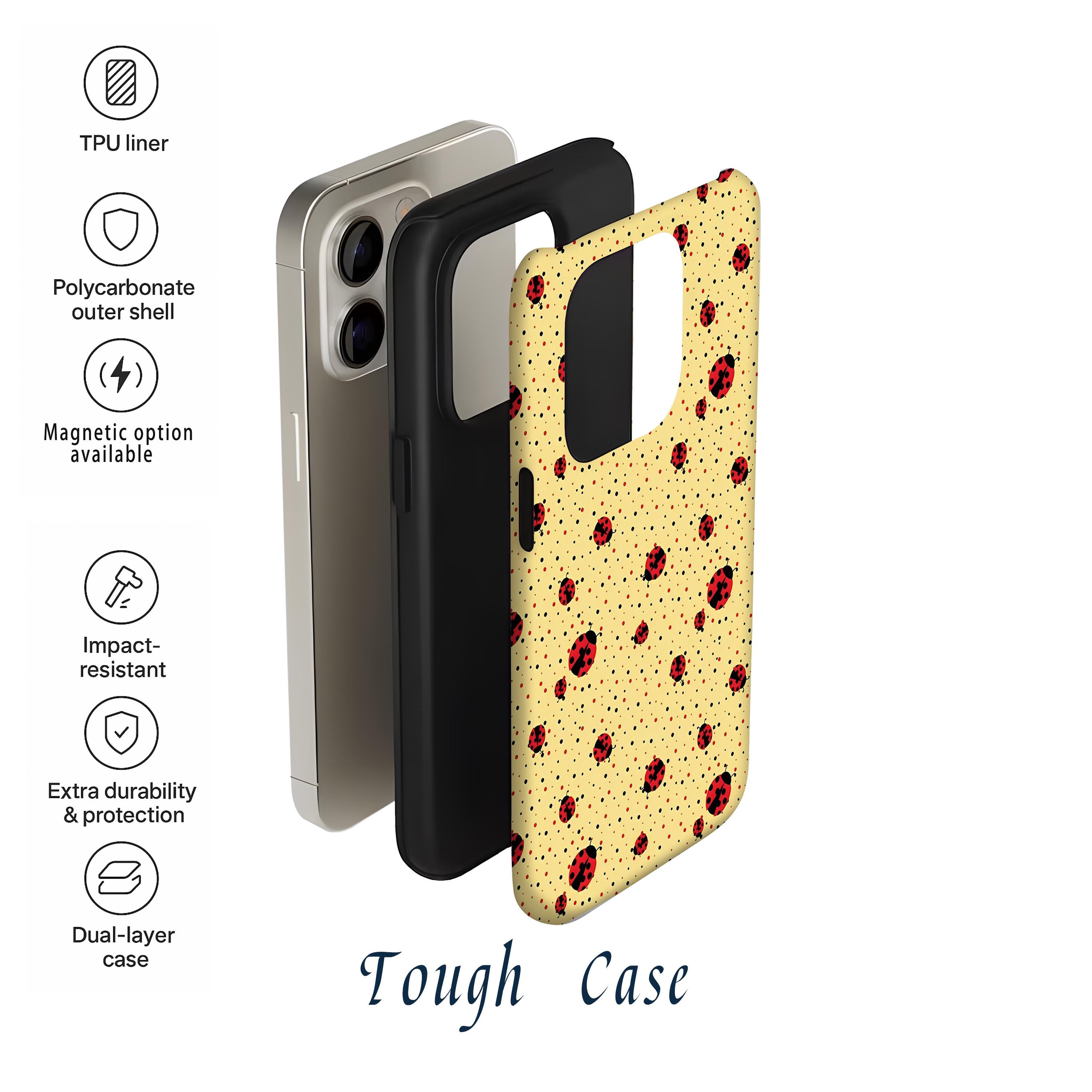 Ladybird Phone Case Cute Ladybug Beetle Pattern Compatible With iPhone ...