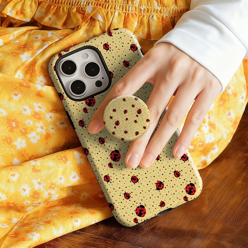 Ladybird Phone Case Cute Ladybug Beetle Pattern Compatible With iPhone ...