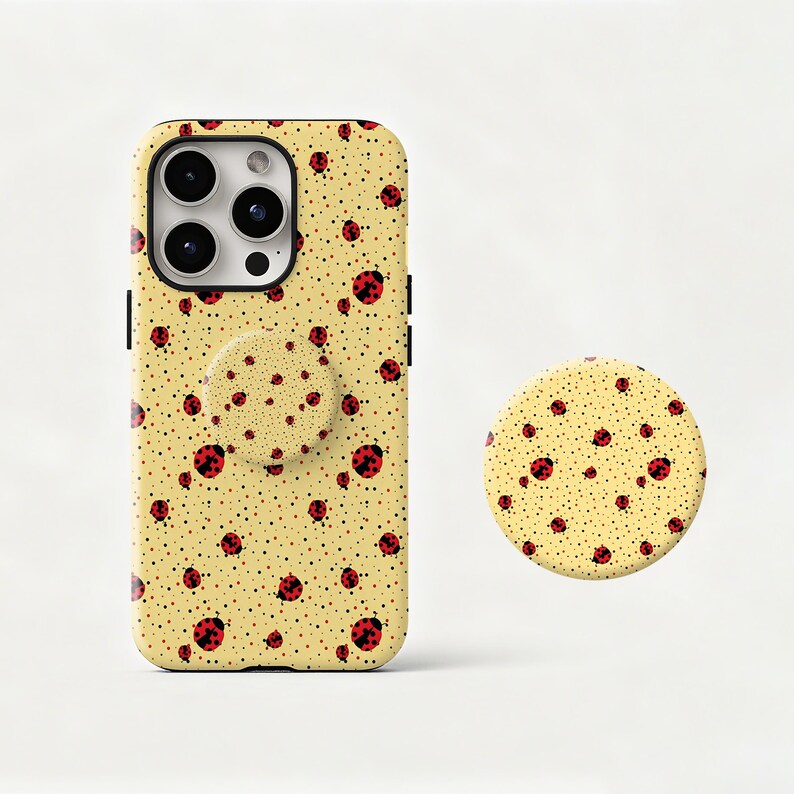 Ladybird Phone Case Cute Ladybug Beetle Pattern Compatible With iPhone ...