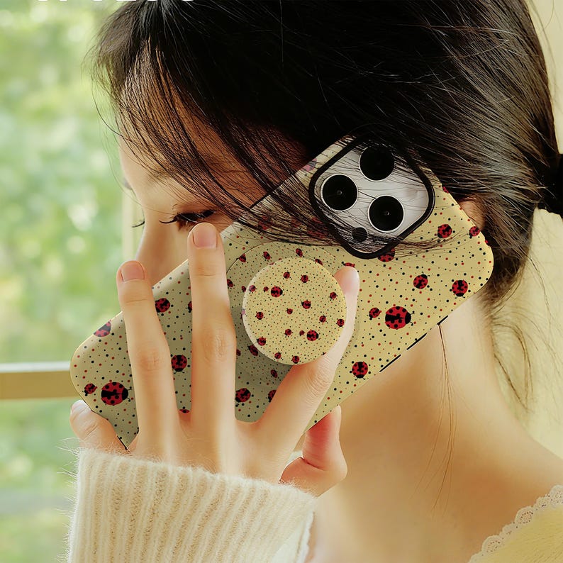 Ladybird Phone Case Cute Ladybug Beetle Pattern Compatible With iPhone ...