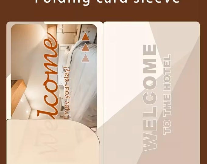 Custom Hotel Key Card Holders for Weddings and Events (pocket Card ...