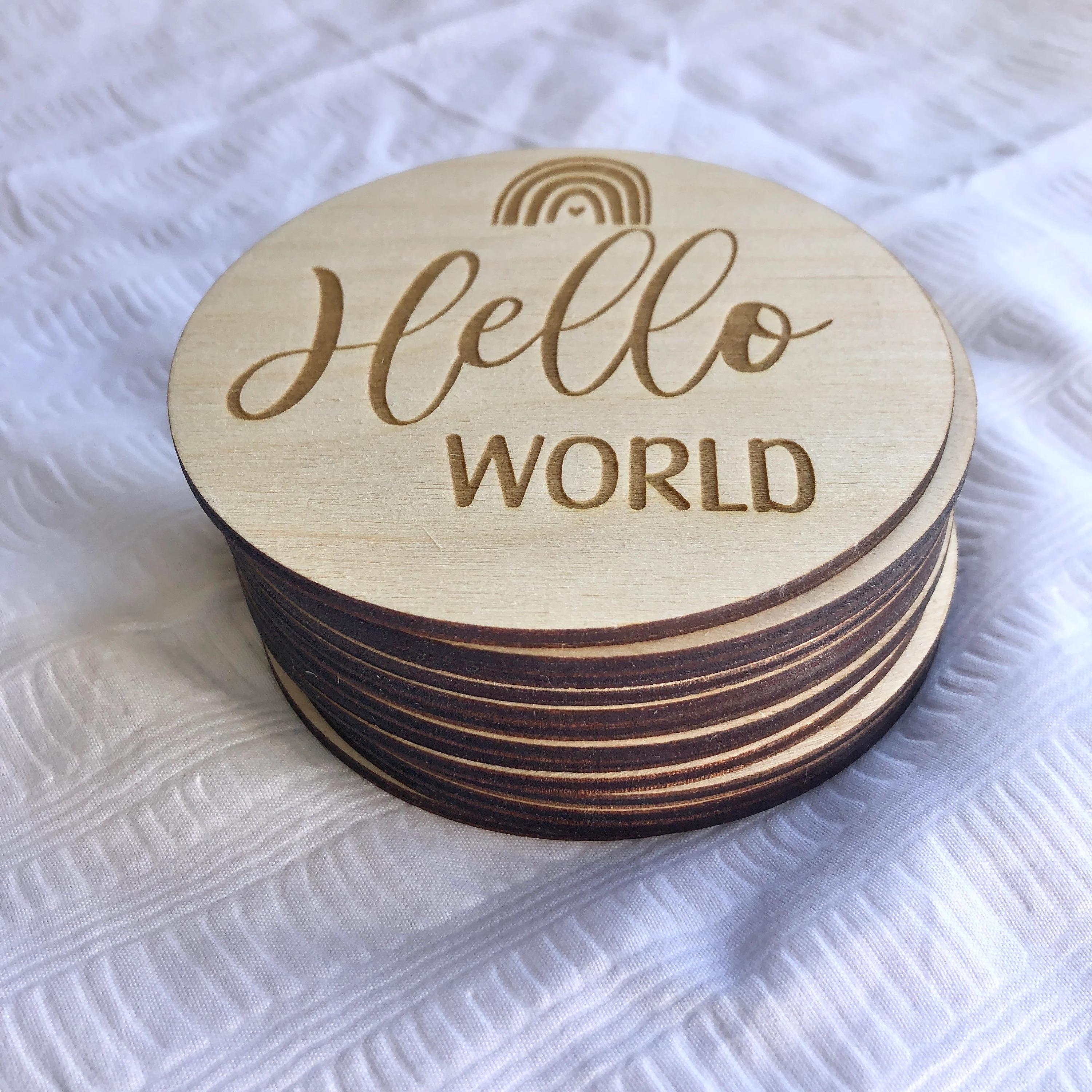 Rainbow Baby Milestone Discs | Bible Verse Milestone Markers ...