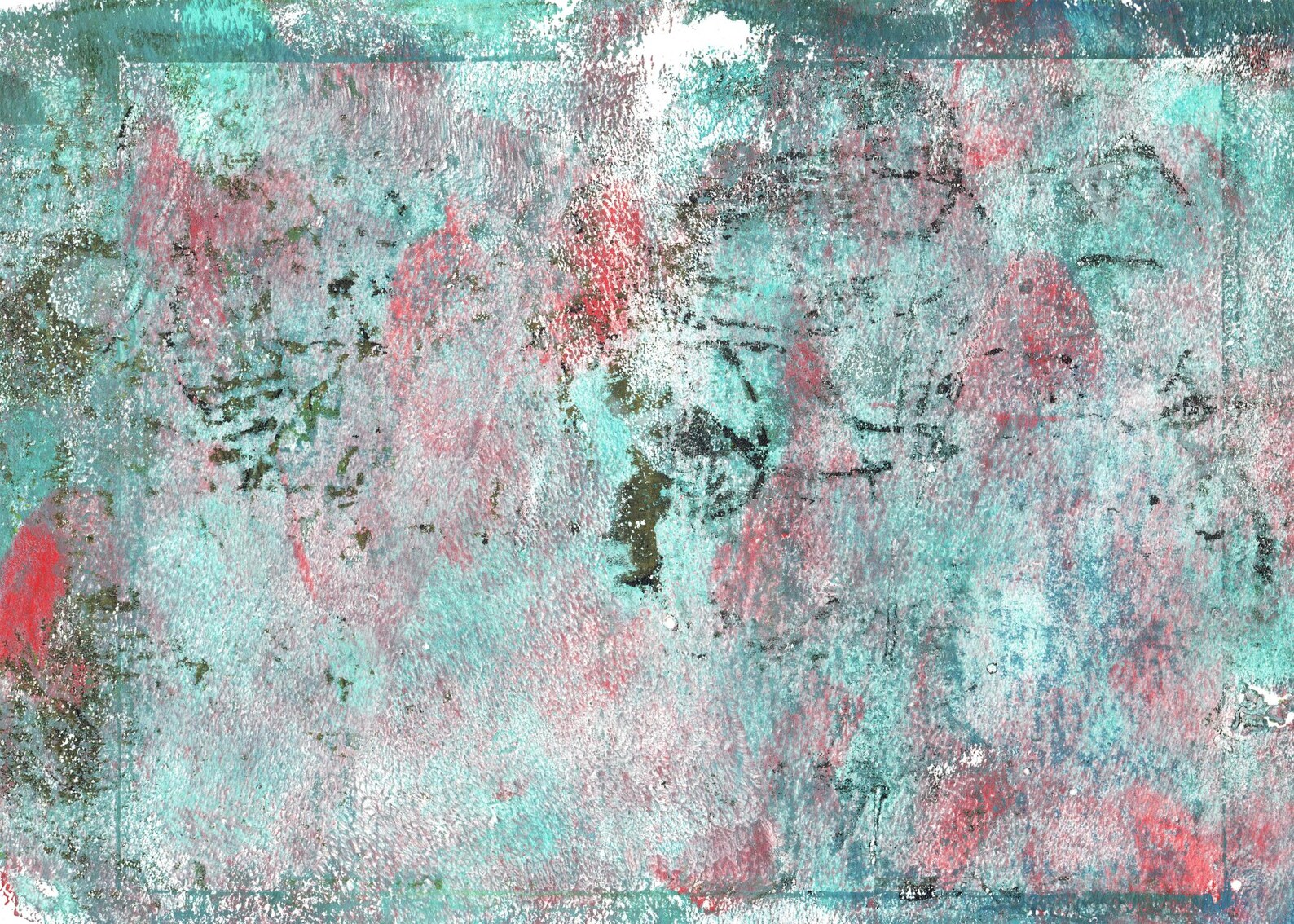 8-pack "tarnished Textures" Hand-painted Gelli Print Digital Download ...