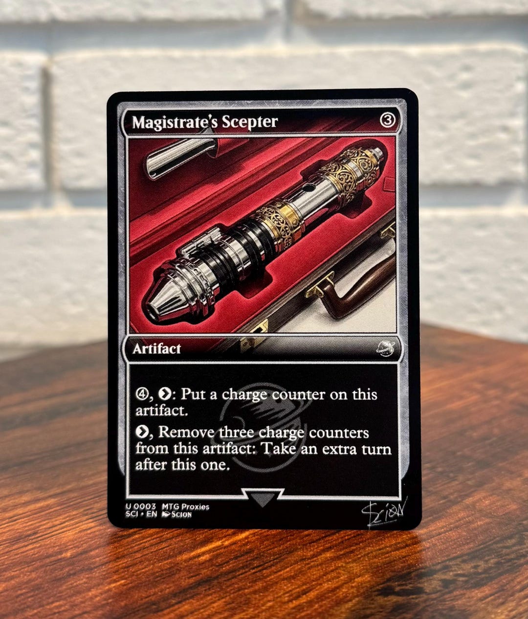 Magistrate's Scepter Lightsaber Custom Sci-fi Themed MTG Proxy - Etsy ...