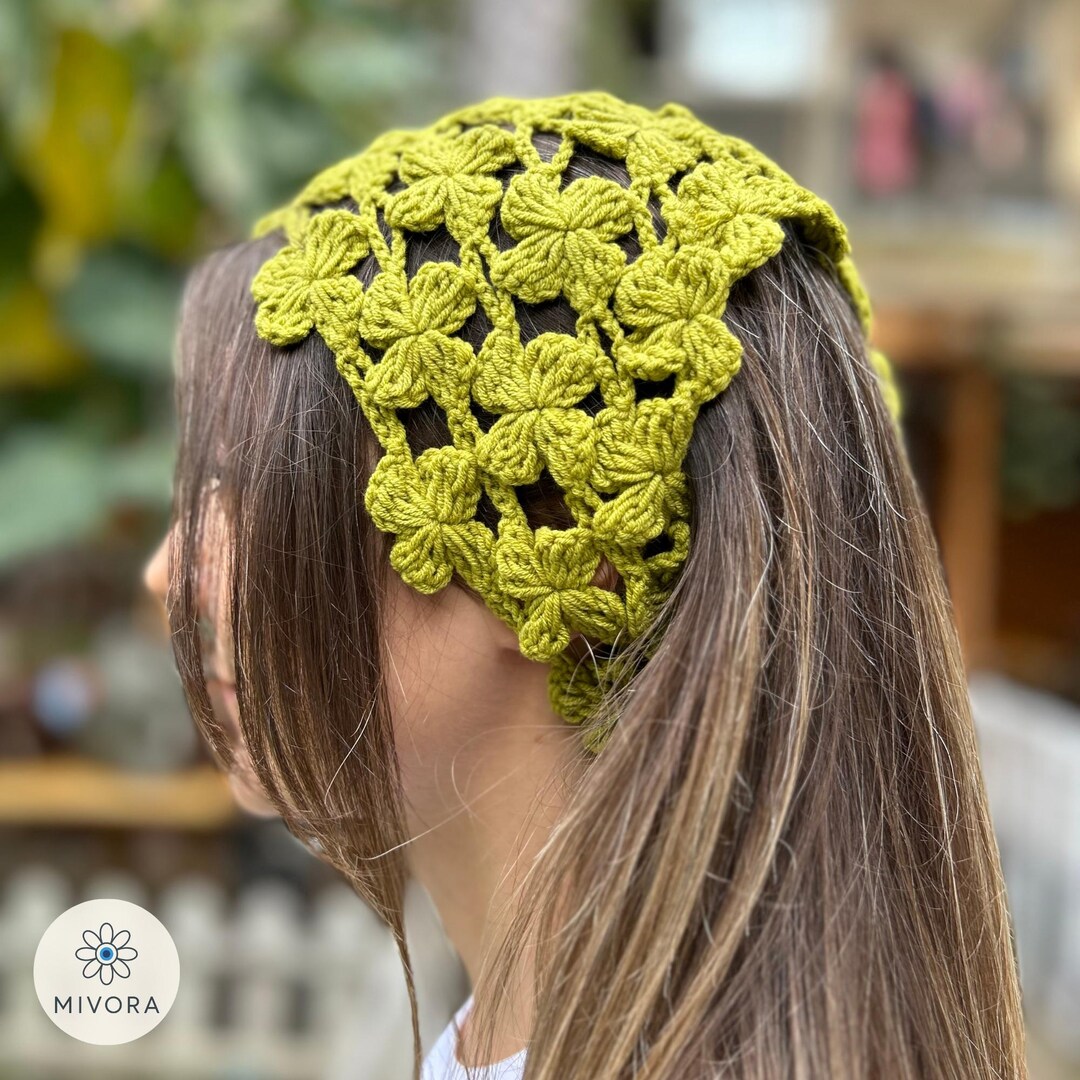 Handmade Boho Crochet Flower Headband – Floral, Artistic & Beautifully ...