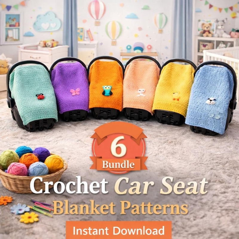 Car Seat Quilt Blanket - Etsy