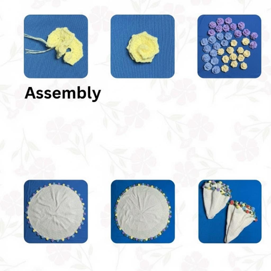 2-in-1 Crochet Flower Bouquet Pattern Bundle PDF | Crochet Rose Flowers ...