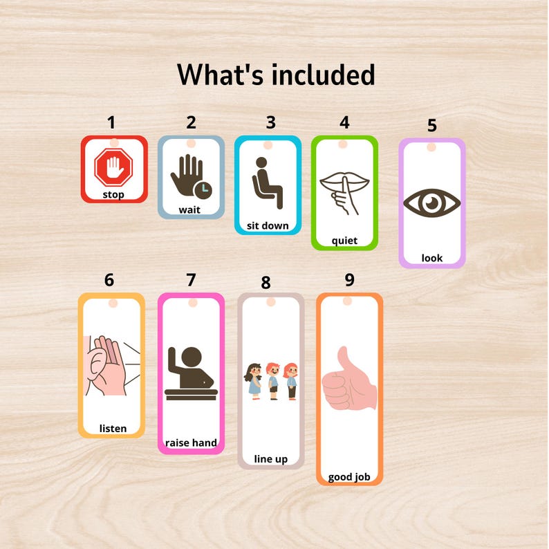 Teacher Lanyard Visual Communication Cards - Autism, ADHD Classroom ...