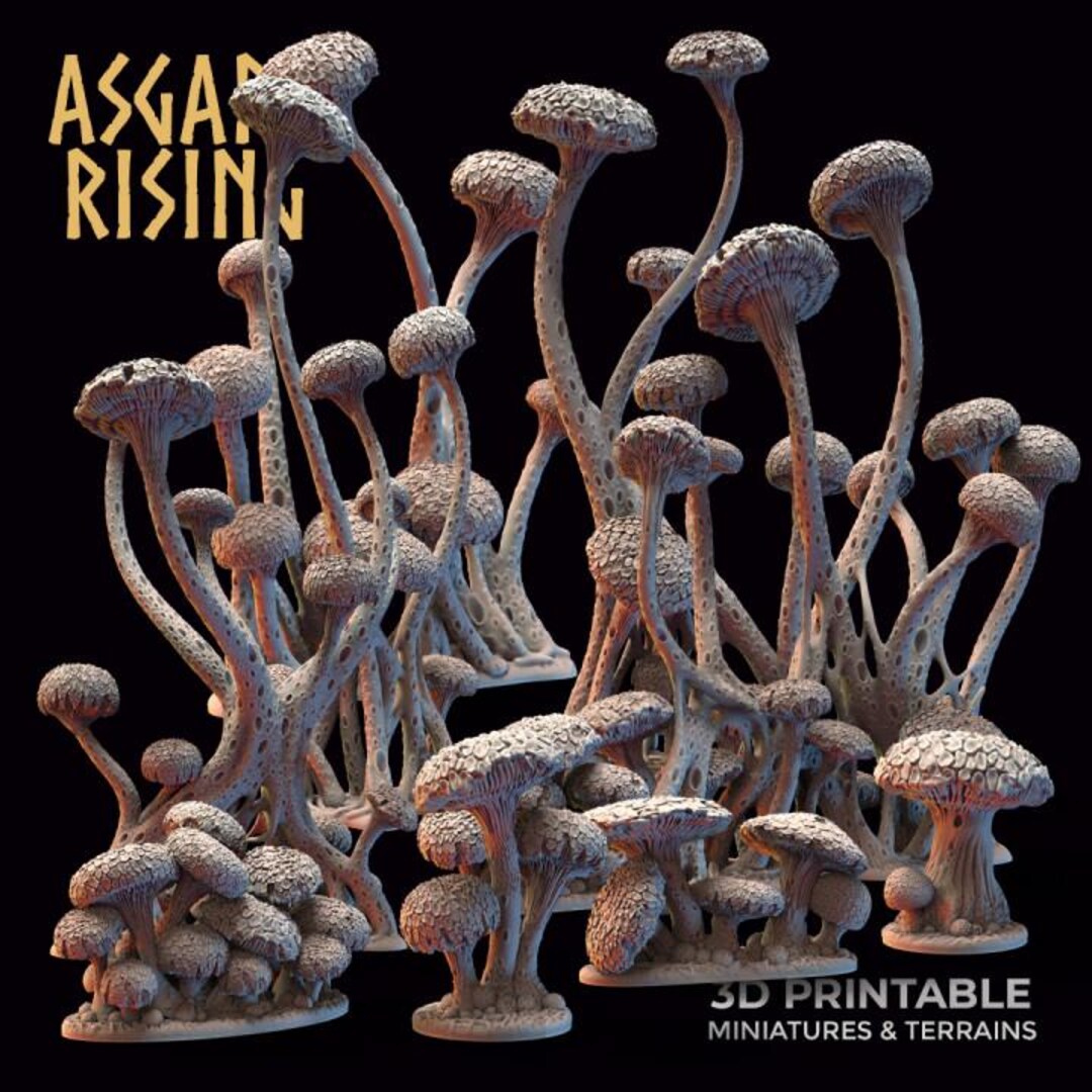 Amanita Fungi Forest - Asgard Rising Miniatures: Dnd Pathfinder Rpg ...
