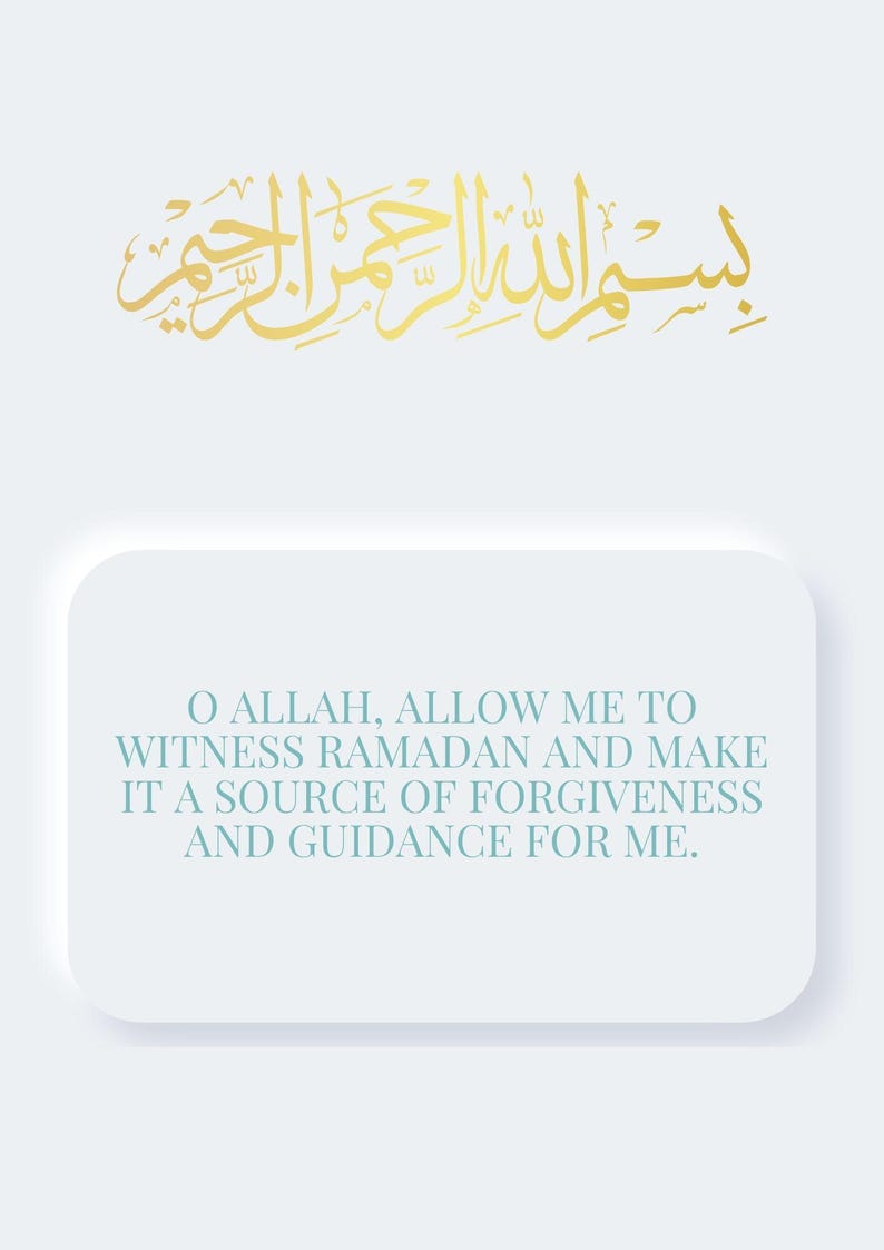 Ramadan 2026 Printable PDF Planner | Islamic Journal | 30-day Tracker ...