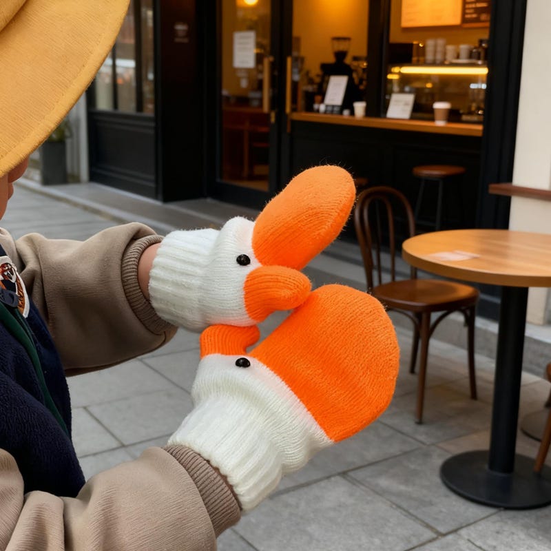 Goose Mittens for Kids - Etsy