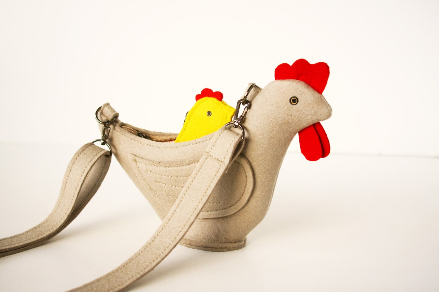 Chicken Purse Small Felt Children Bag - Etsy