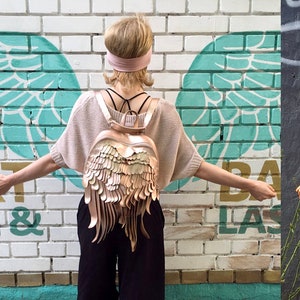 Angel Wings Backpack Feather Backpack Wing Backpack Purple - Etsy