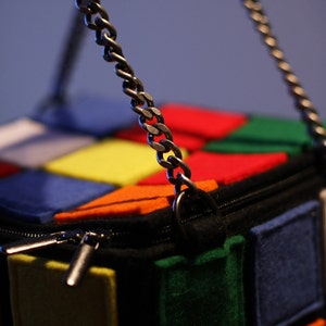 Rubiks Cube Purse Cube Felt Bag | Etsy
