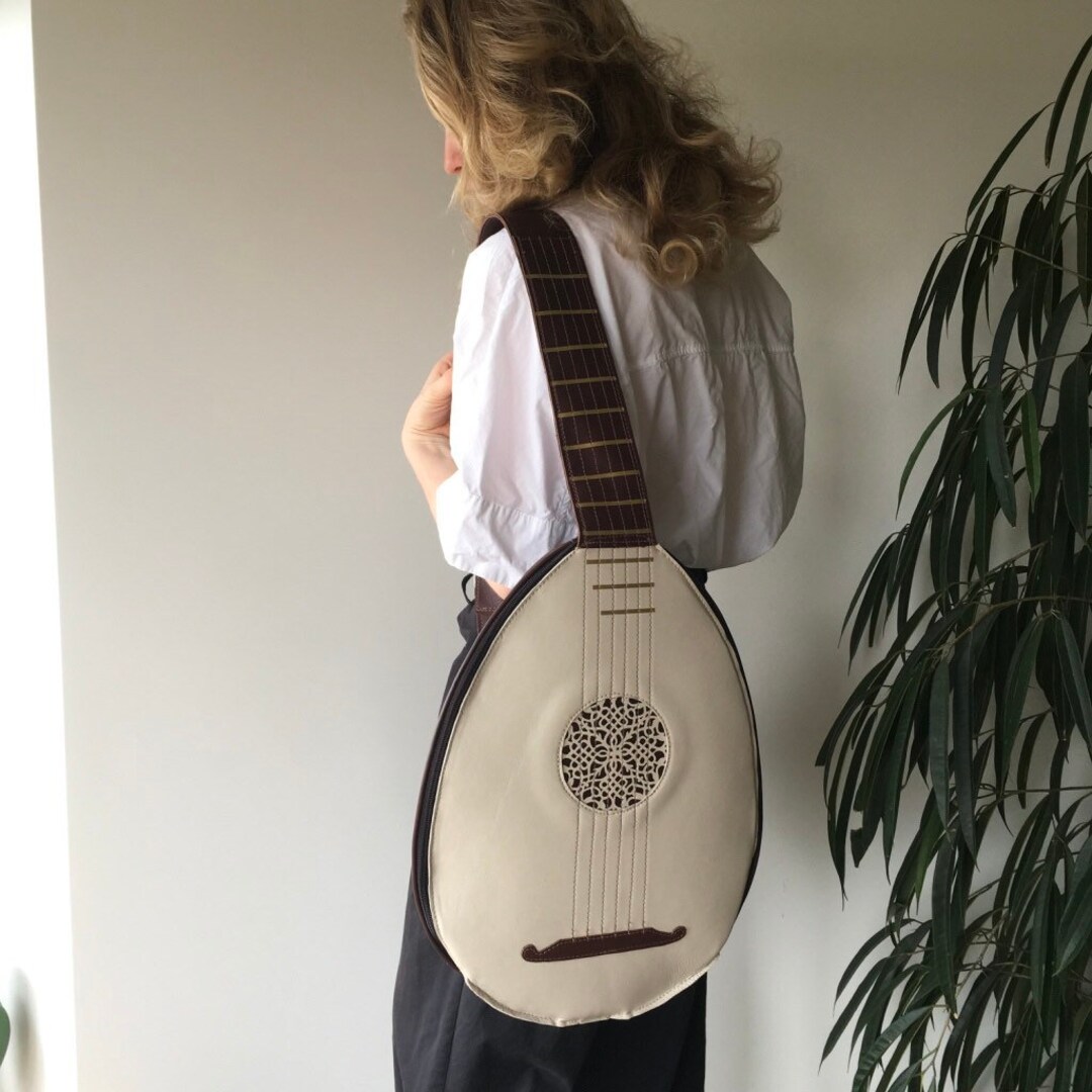 Lute Bag Lute Backpack Leather Backpack - Etsy UK
