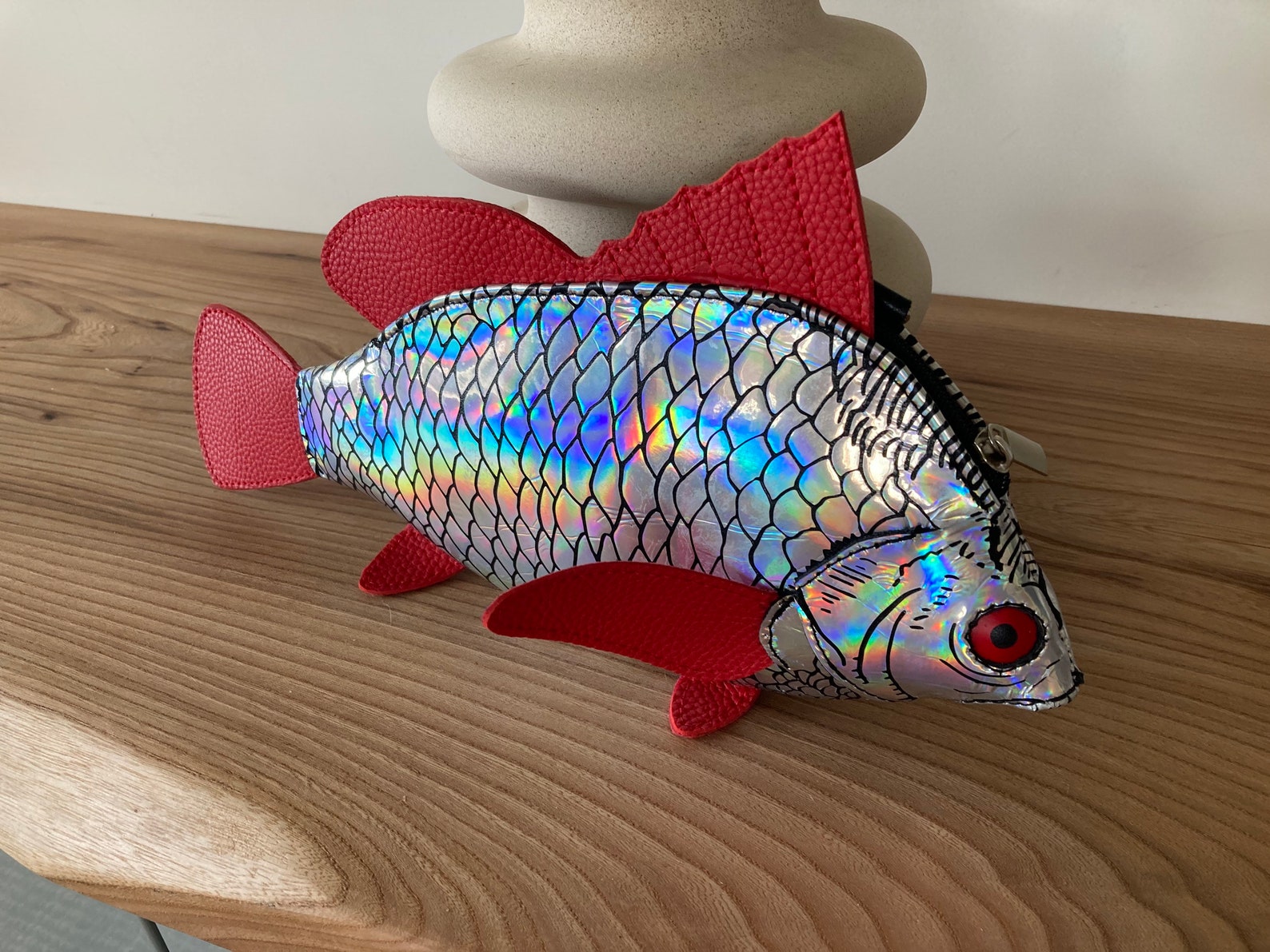 Sea Bass Bag Fish Bag Fish Purse Fish Clutch - Etsy