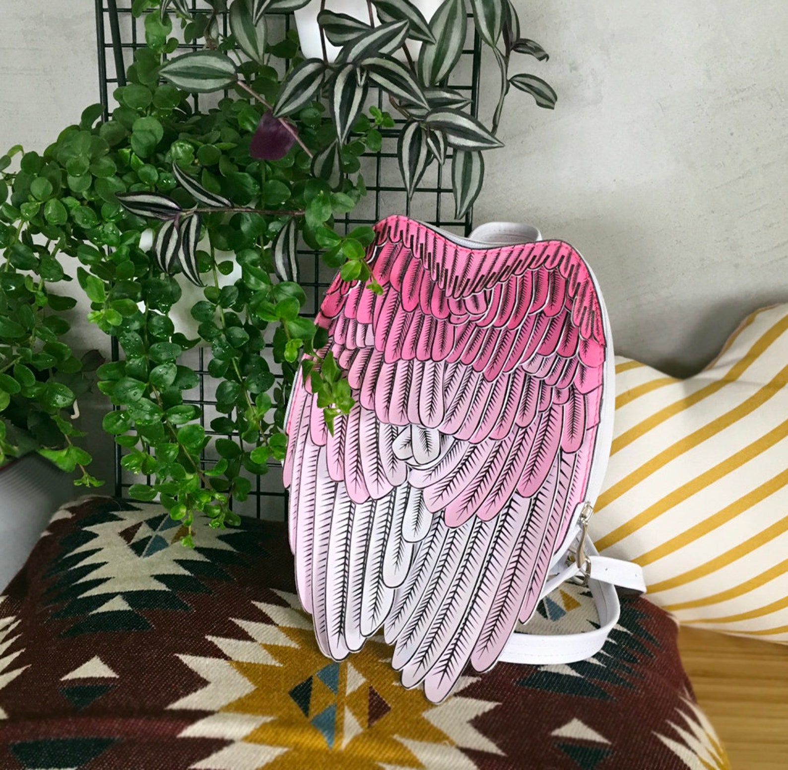 Angel Wings Backpack Feather Backpack Wing Backpack Purple - Etsy