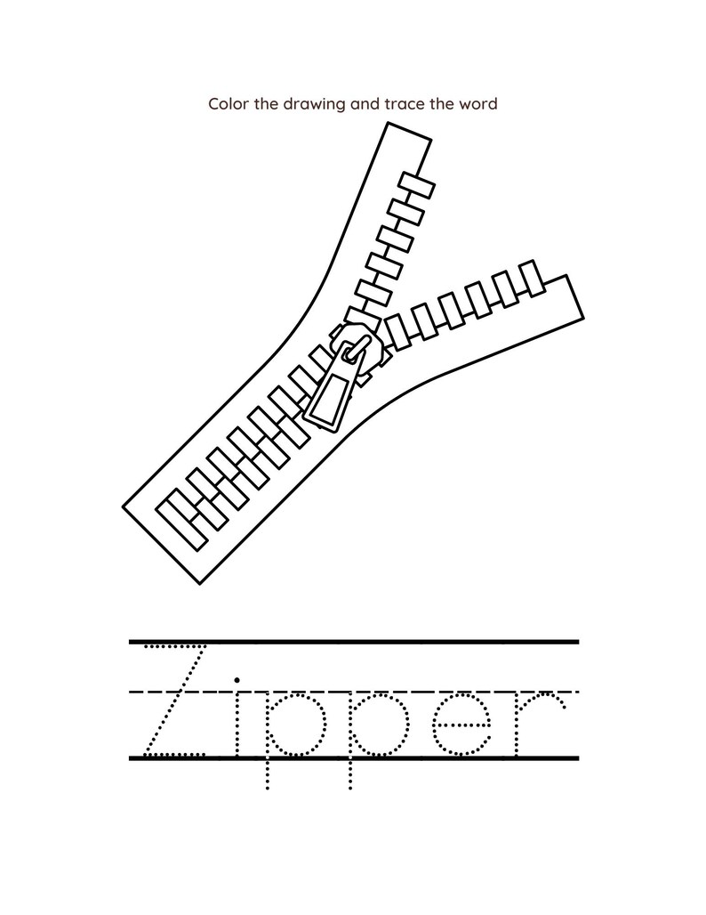 Alphabet and Numbers Coloring Book - Etsy