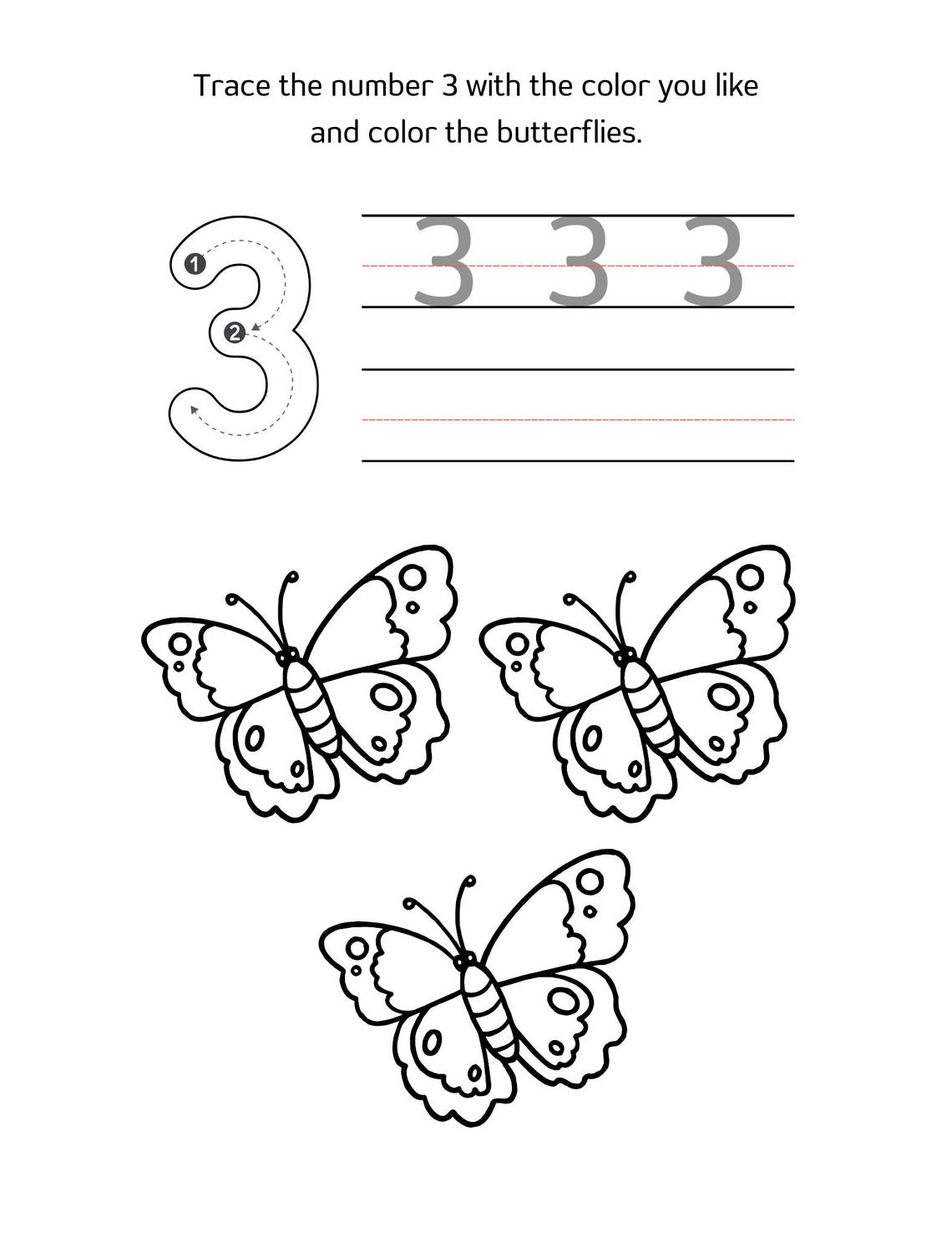 Alphabet and Numbers Coloring Book - Etsy