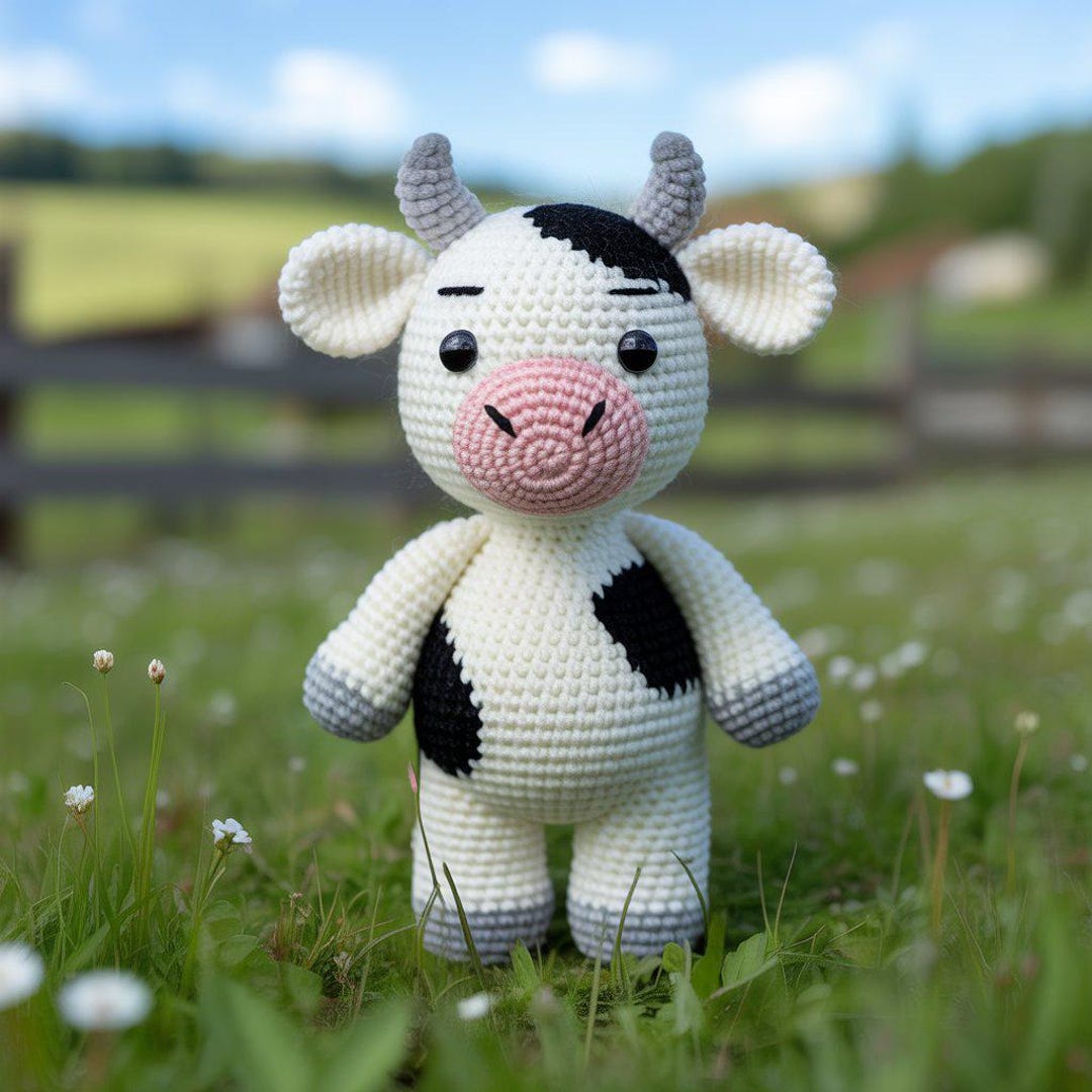 Caroline the Cow Crochet Pattern PDF - Amigurumi Plush Toy Pattern ...