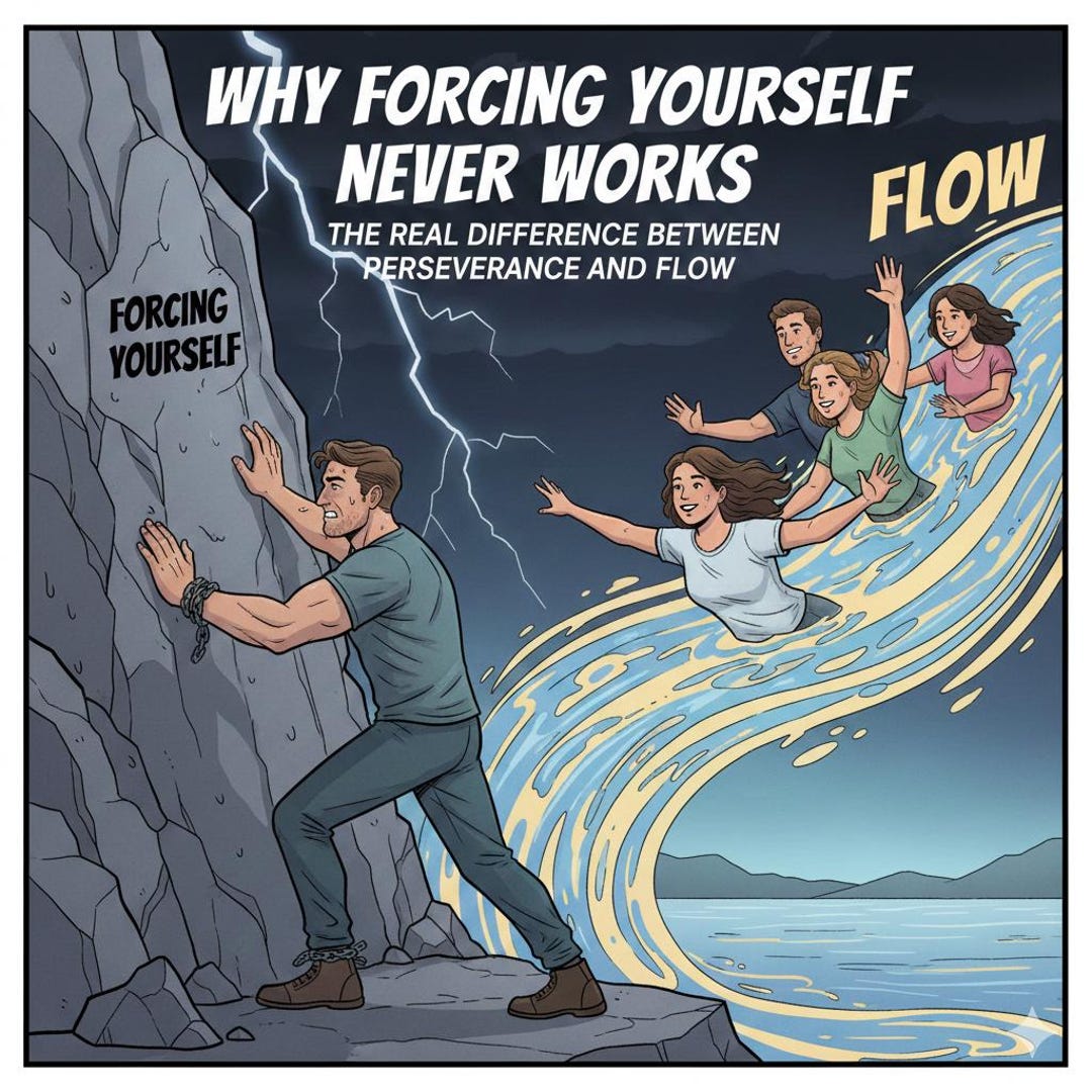 Why Forcing Yourself Never Works: the Real Difference Between ...