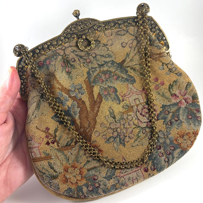 Antique Jeweled Frame Purse - Etsy