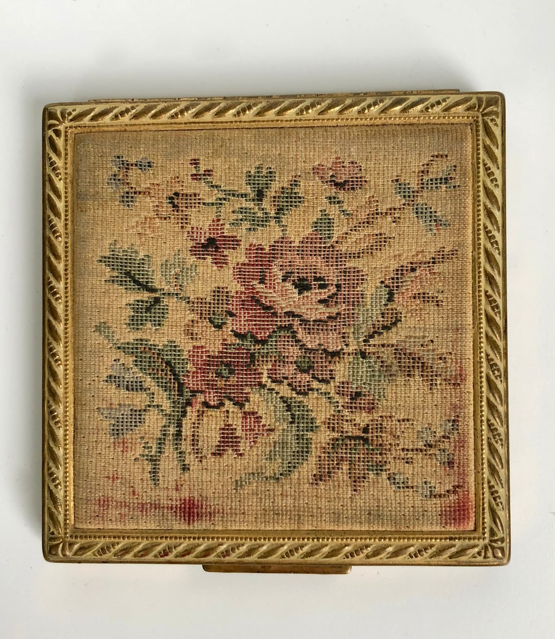 Vintage Petite Point Compact Rex Fifth Avenue Unique Vintage - Etsy