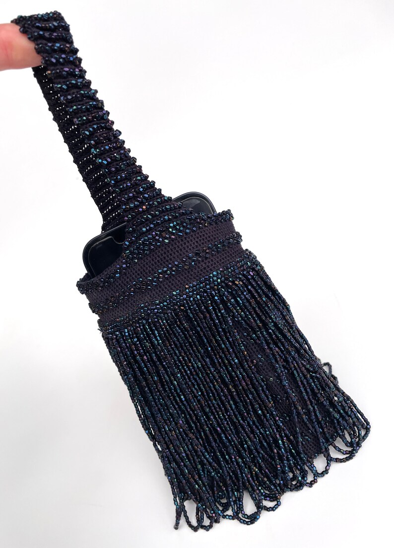 Vintage Purse Beaded Bag 1920s Flapper Fringe Unique Vintage - Etsy