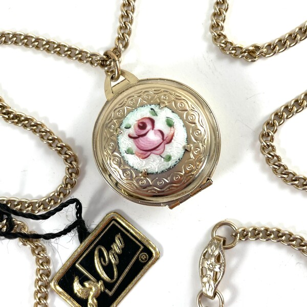 Vintage Coro Locket - Etsy
