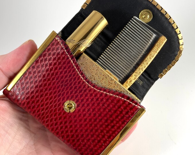 Vintage Compact Lipstick Set Rex Fifth Ave - Etsy