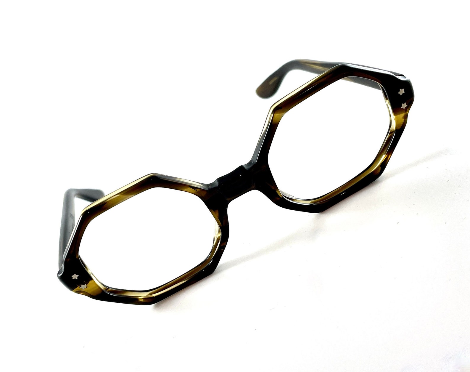 Vintage Eye Glasses Frame Octagon Childs - Etsy