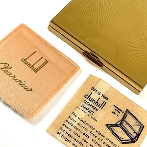 Vintage Compact DUNHILL CLEAR VIEW Rare Book Piece Sun Burst Cover - Etsy