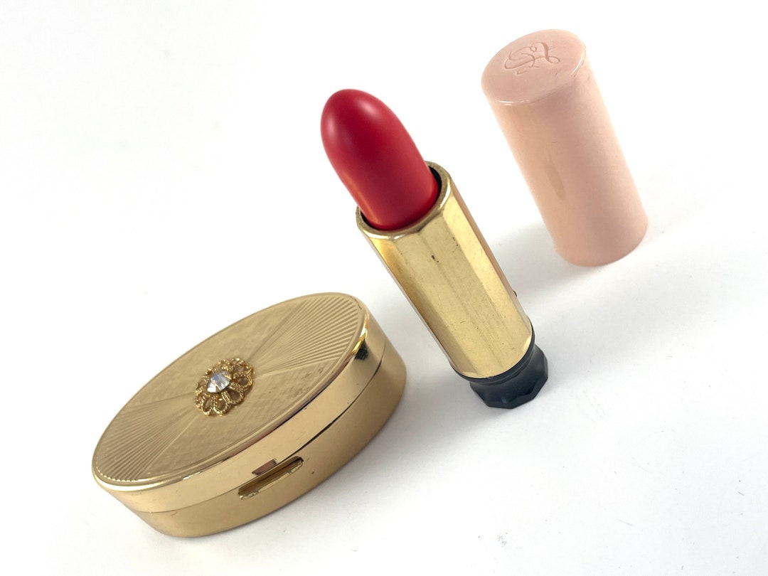 Vintage Lipstick Compact Max Factor Hi Society With Cartridge - Etsy