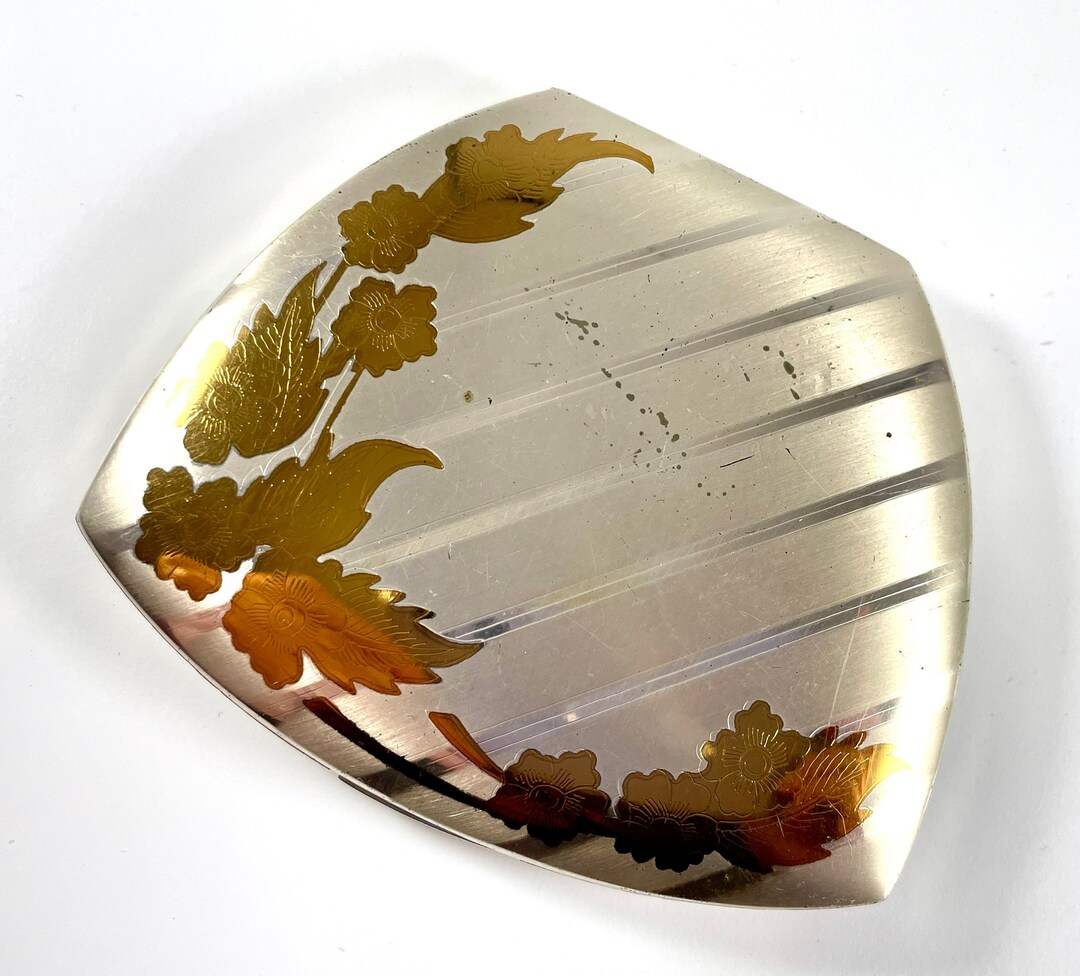 Vintage Compact Elgin American Rare Collectible - Etsy